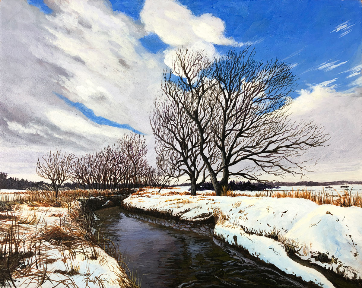 acrylic-winter-landscape-painting – Best Children's Art School ...
